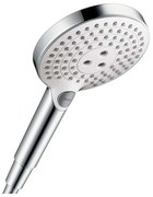 Hansgrohe Raindance Select S - Sprchová hlavice 120, 3 proudy, EcoSmart, bílá/chrom 26531400