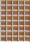 Koberec v terakotové barvě 133x190 cm Amara – Universal