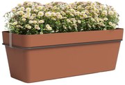 Závěsný samozavlažovací truhlík z recyklovaného plastu 50 cm Capri – Artevasi