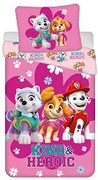 Jerry Fabrics | Dětské povlečení PAW PATROL HEROIC 140x200 cm a 70x90 cm