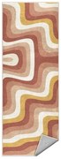 Okrově žlutý/starorůžový pratelný běhoun 80x200 cm Creamy Strawberry Swirl – Mila Home