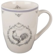Porcelánový hrnek s kohoutem Devine French Roster - 12*8*10/ 350ml