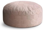 Taburet Circle rose gold, růžová
