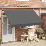 Ručně zatahovací markýza 350 cm antracitová 143691