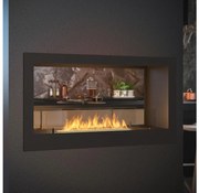 InFire - Vestavěný BIO krb 90x50 cm 3kW oboustranný