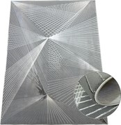 BE Koberec Allianz 6305 GREY - šedý obdélníkový Rozměr: 60x100 cm