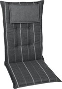 Go-De Textil Sada zahradních podsedáků (vysoká opěrka, 2 kusy, antracitová)
