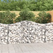 Klenuté gabionové koše 20ks 200x50x100/120cm pozinkované železo 3145655