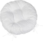 Bellatex Sedák Adéla prošívaný kulatý průměr 40 cm Bílá