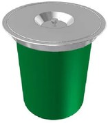 Franke KEA - Vestavný odpadkový koš E12, zelená/nerez 134.0035.042