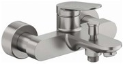 Duravit Wave - Vanová baterie, kartáčovaný nerez WA5230000070