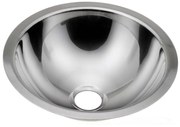 Sapho Nerez - Umyvadlo, průměr 31 cm, bez přepadu, nerez 13028.B