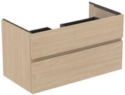 Ideal Standard Finesse - Umyvadlová skříňka, 100x51x55 cm, 2 zásuvky, Bílý dub E3397US