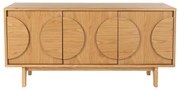Nízká komoda v dekoru dubu v přírodní barvě 120x58 cm Groove – Zuiver