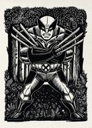 Komar Plakát Marvel Wolverine Lino-Cut 50 x 70 cm