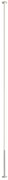 Mantra 7353 Vertical, stmívatelná bílá stojcí lampa, LED 40W 2400lm 3000K, výška 265-300cm