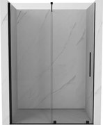Mexen Velar, posuvné dveře do otvoru 150x200 cm, 8mm čiré sklo, černá matná, 871-150-000-01-70
