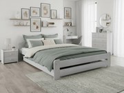 Postel Emily 160 x 200 cm, bílá Rošt: Bez roštu, Matrace: Matrace Deluxe 10 cm