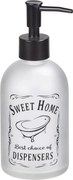 Wenko Dávkovač tekutého mýdla Sweet Home, transparentní, 400 ml