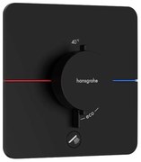 Hansgrohe ShowerSelect Comfort - Termostatická baterie pod omítku, matná černá 15589670