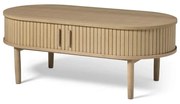 Konferenční stolek v dekoru dubu v přírodní barvě 60x120 cm Meta – Unique Furniture