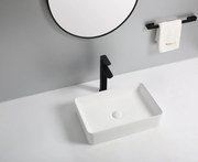 Erga Emiliana, umyvadlo na desku 500x335x110 mm, bílá lesklá, ERG-V03-9533-WH