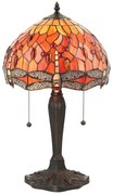 Endon 64092 - Stolní lampa Tiffany DRAGONFLY 2xE27/60W/230V pr. 30 cm