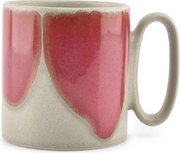 Růžový/šedý kameninový hrnek 390 ml Paint – Salt&Pepper