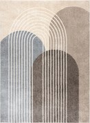 Dywany Łuszczów, Kusový koberec Fusion 0810 beige/brown, 80x150, vícebarevná, kancelář