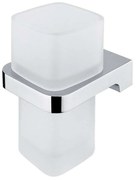 Nimco Maya - Sklenka na kartáčky a pastu s držákem, matné sklo/chrom MA 29058H-26