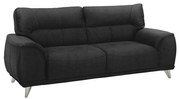 Třímístná pohovka LIVORNO černá C928300  FRISCO 3ER SOFA