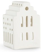 Bílá keramická lucerna Kähler Design Long Church, výška 10 cm