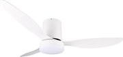 Matně bílé LED stropní svítidlo ø 132 cm Göteborg – Reality