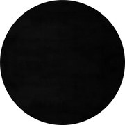 Obsession, Kusový koberec Cha Cha 535 black kruh, 80x80 (průměr) kruh, černá, ložnice