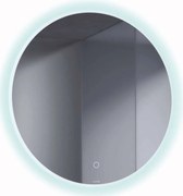 Kludi Luma - Zrcadlo s LED osvětlením a vyhříváním, 60x60 cm, dotykový senzor 17SP0100