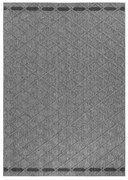 Ayyildiz, Kusový koberec Patara 4953 Grey – na ven i na doma, 80x250, šedá, chodba / předsíň