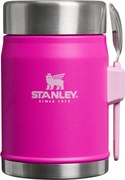 STANLEY Termoska na jídlo se lžící/vidličkou The Legendary Classic Food Jar 400 ml Violet Blossom