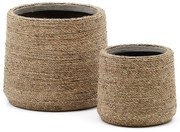 Obaly na květináče v sadě 2 ks z cementu ø 35 cm Sigal – Kave Home
