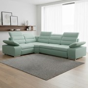 Sedací souprava Korfu mini | LEVÁ | 225x296 cm | rozkládací, bez úložného prostoru | VÝBĚR TKANIN