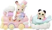Sylvanian families 5819 letadlo, vláček a baby figurky v zábavném parku