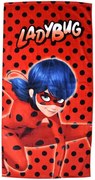 Plážová osuška Kouzelná Beruška - Ladybug - 100% bavlna - 70 x 140 cm