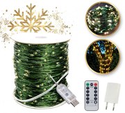 Flamenco Mystique Vnější vánoční světla 1000 LED 100m, barva teplá bílá na dekoraci LAMP35CB