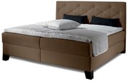 ND Diva Boxspring 160x200cm světlehnědá