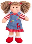 Bigjigs Toys Látková panenka Hattie 28 cm
