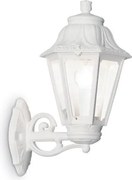 ILUX 120423 Venkovní nástěnné svítidlo Ideal Lux Anna AP1 big bianco 120423 bílé IP44 - IDEALLUX