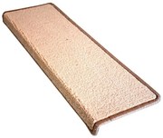 Vopi Nášlapy na schody Eton béžový obdélník, samolepící - 24x65 obdélník (rozměr včetně ohybu)