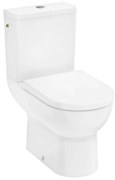 Hansgrohe GladeLake S - WC kombi se sedátkem, vario odpad, AquaChannel Flush, Rimless, EcoSmart, bílá 60312450