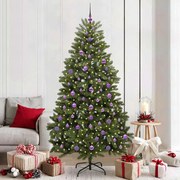 Umělý vánoční stromeček 210 cm 300 LED Teplá bílá PVC a ocel 3395700