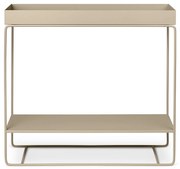 Ferm Living Stojan na květiny Plant box Two-tier Cashmere, béžová barva, kov
