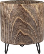 XXXLutz OBAL NA KVĚTINÁČ dřevo, 25/22/22 cm - Květináče a obaly na květináče - 001131031502